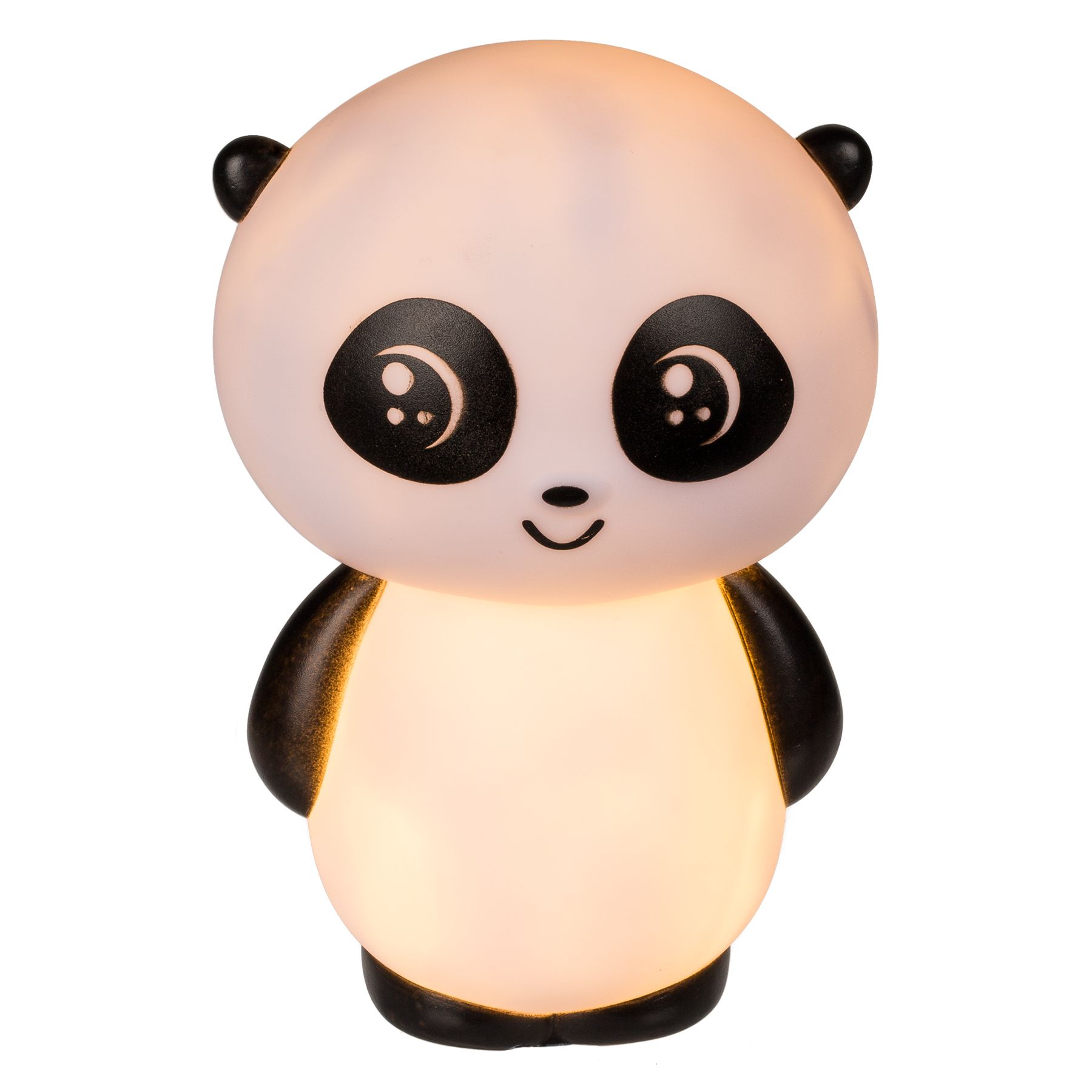 Schwarz-weiße Panda Lampe mit sparsamen LED-Licht