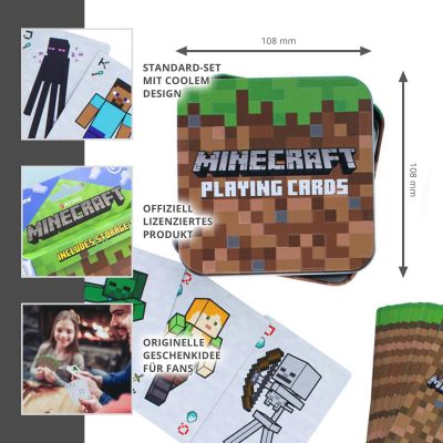 Standard Minecraft Kartenspiel - Gesellschaftsspiel Set