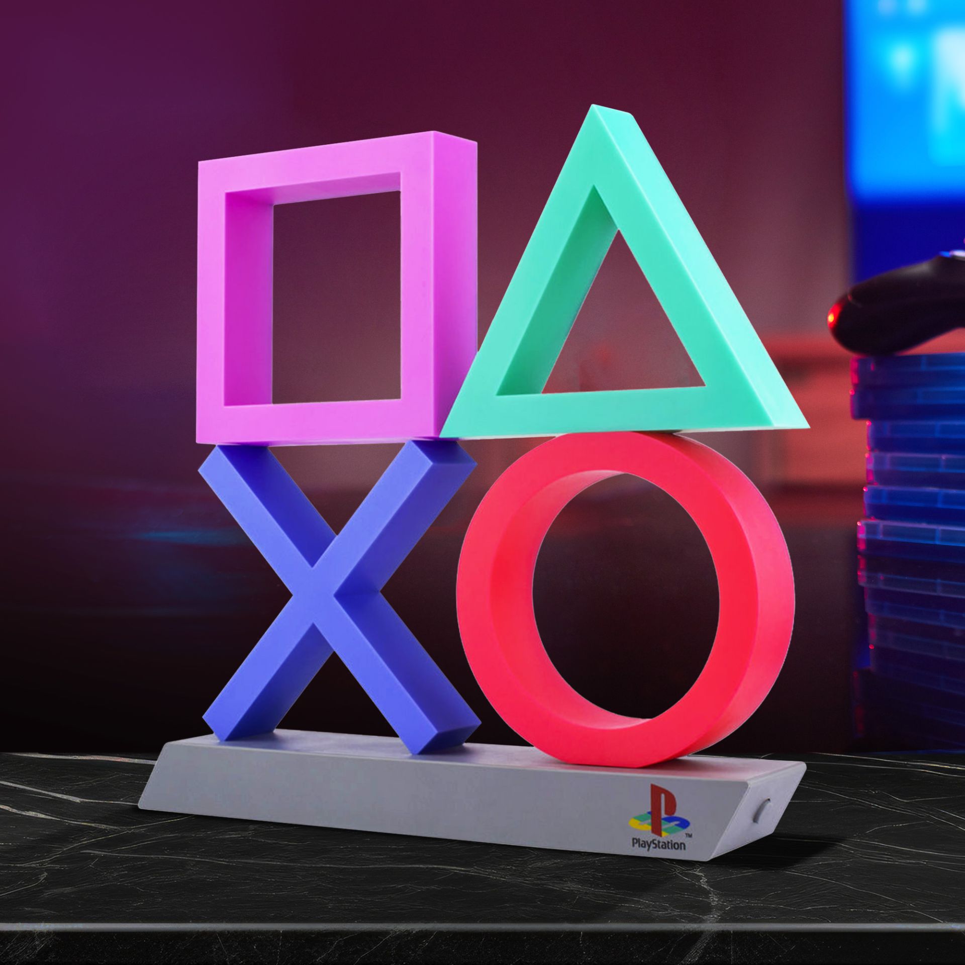 PlayStation Logo Lampe XL - Icons Gaming-Light