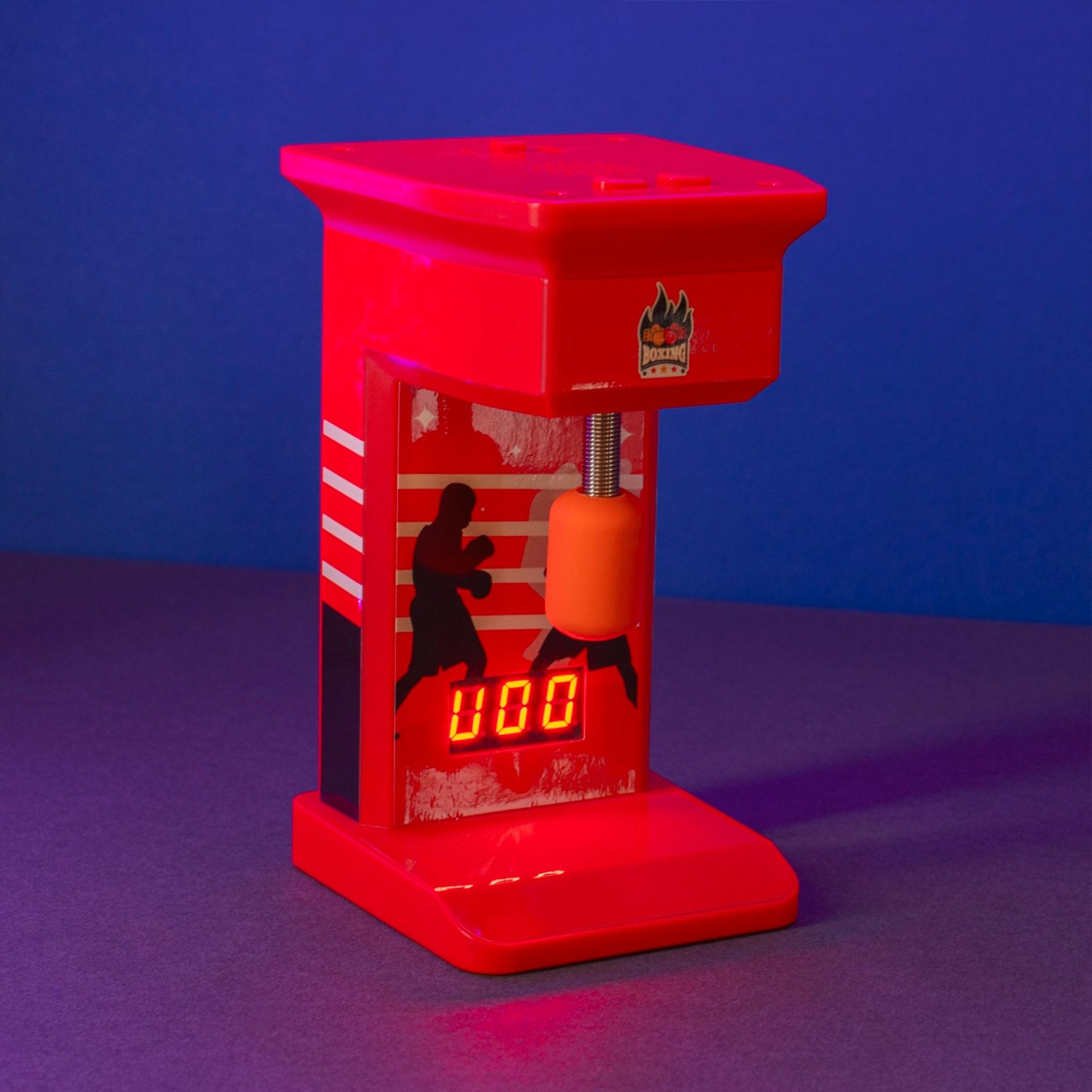 Finger Boxautomat - Retro Arcade Spielautomat mit Punchingball